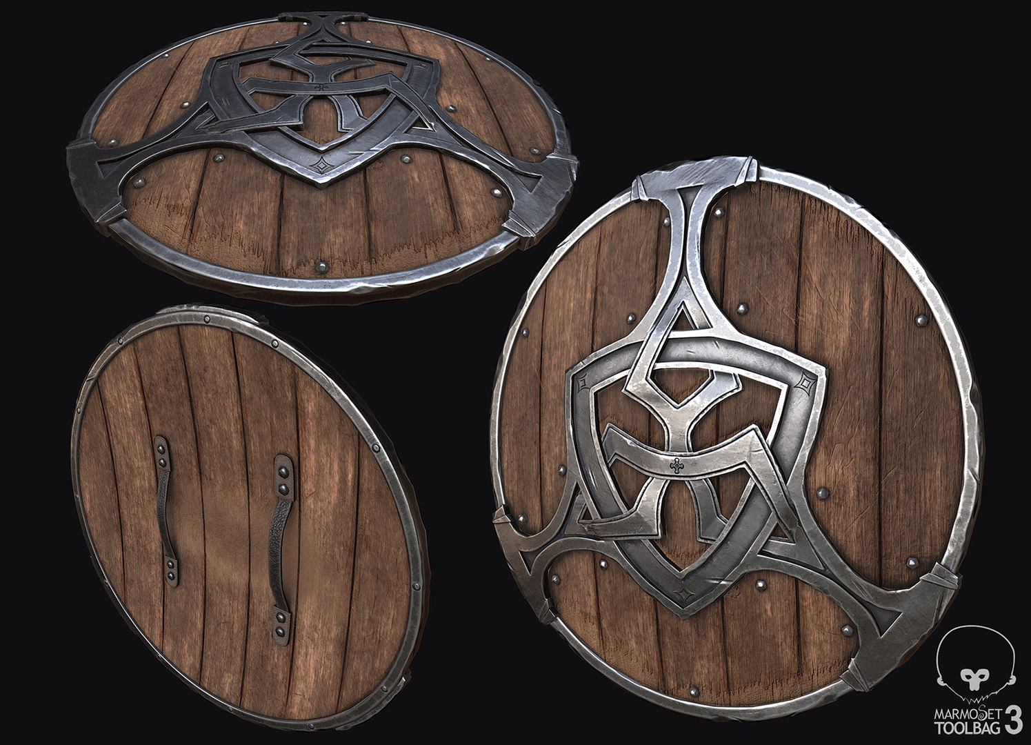Shield Ready 3D Model - TurboSquid 1259625