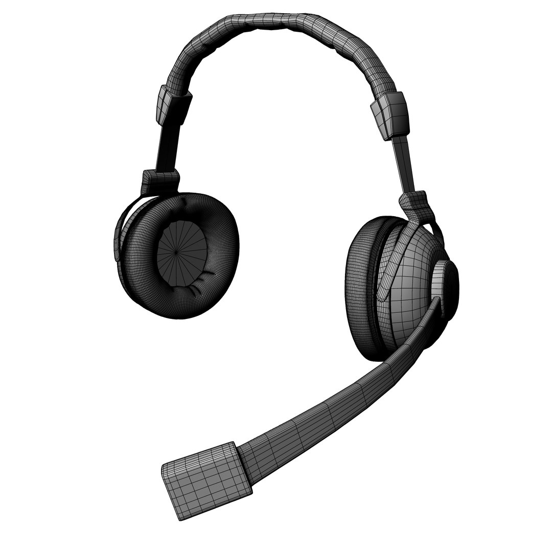 headphone 3d model