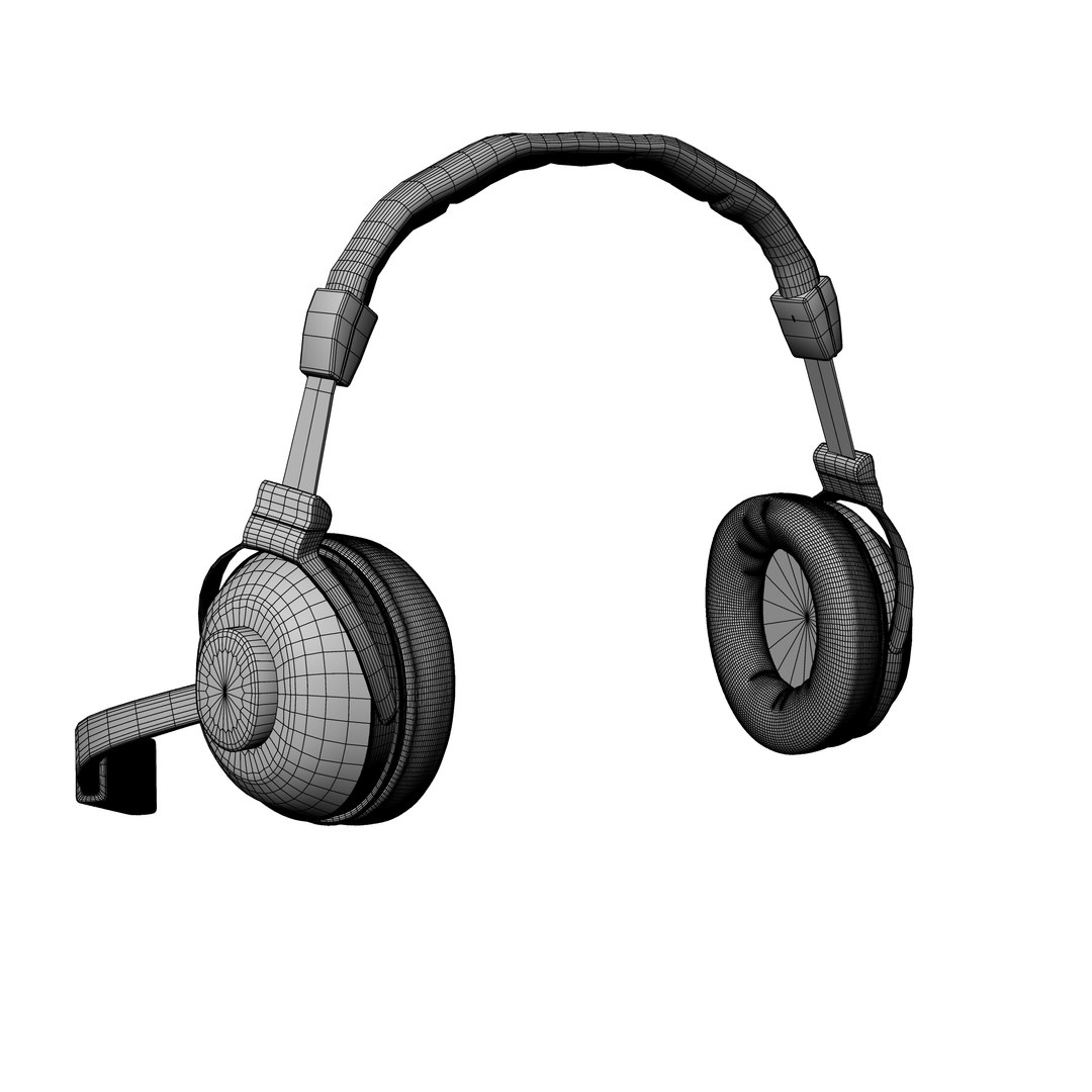 headphone 3d model