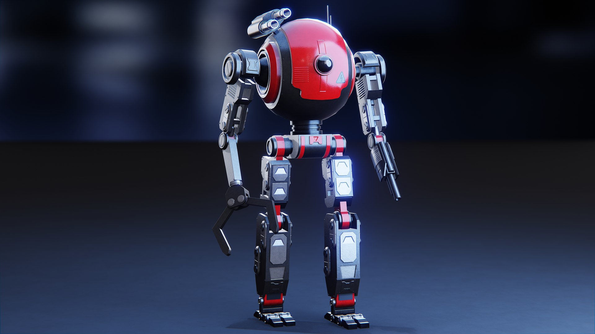 3D Sci-Fi Combat Robot Model - TurboSquid 2404581