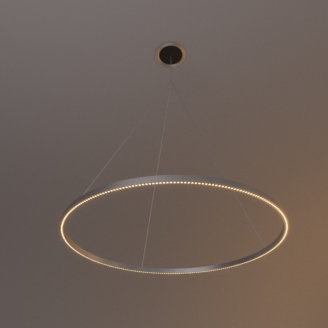 3d modern led lighting model