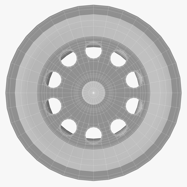 3d wheel new motor rim model