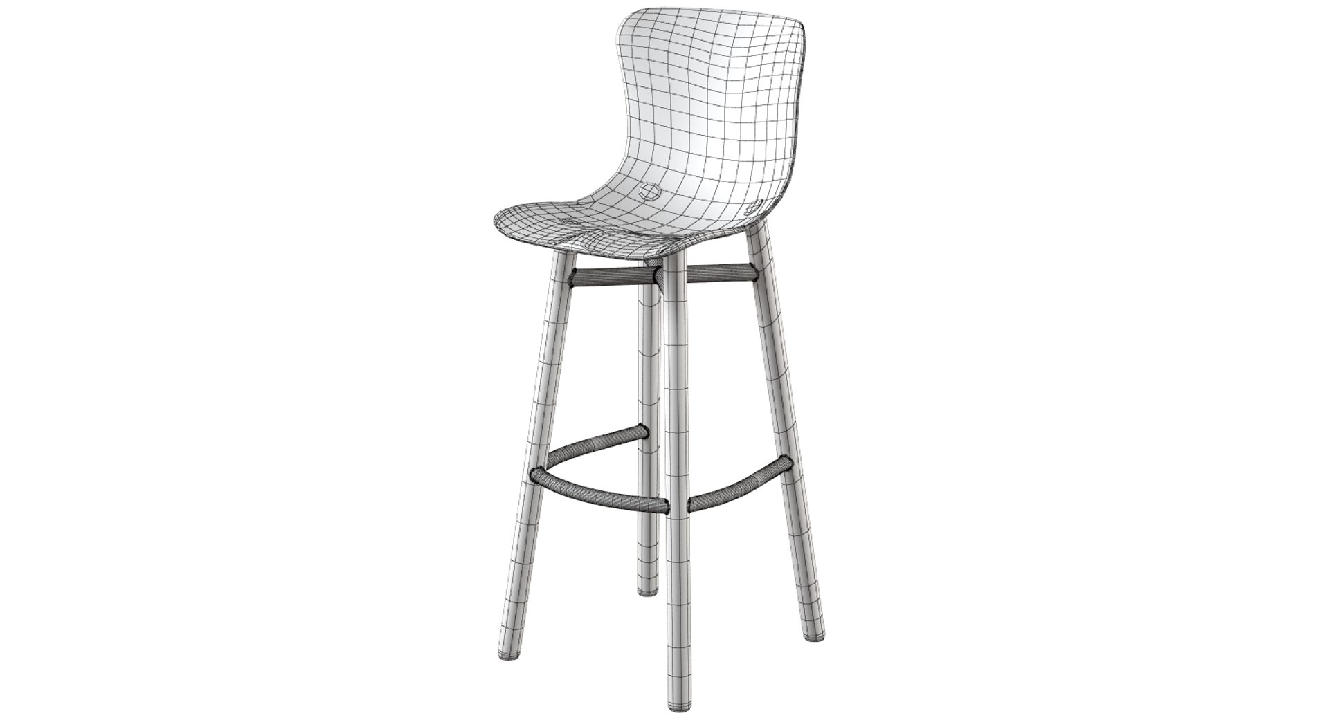 barstool wendela 3d max