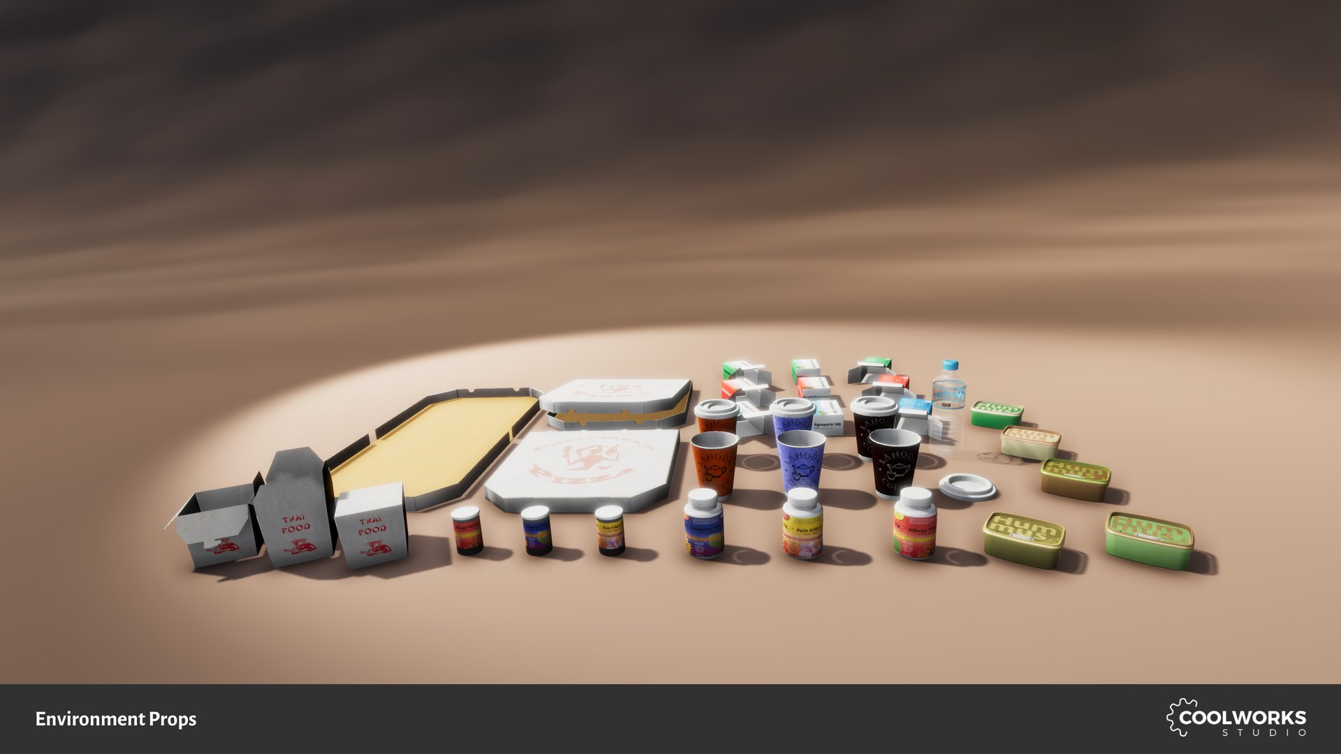 Environment Props 3d X