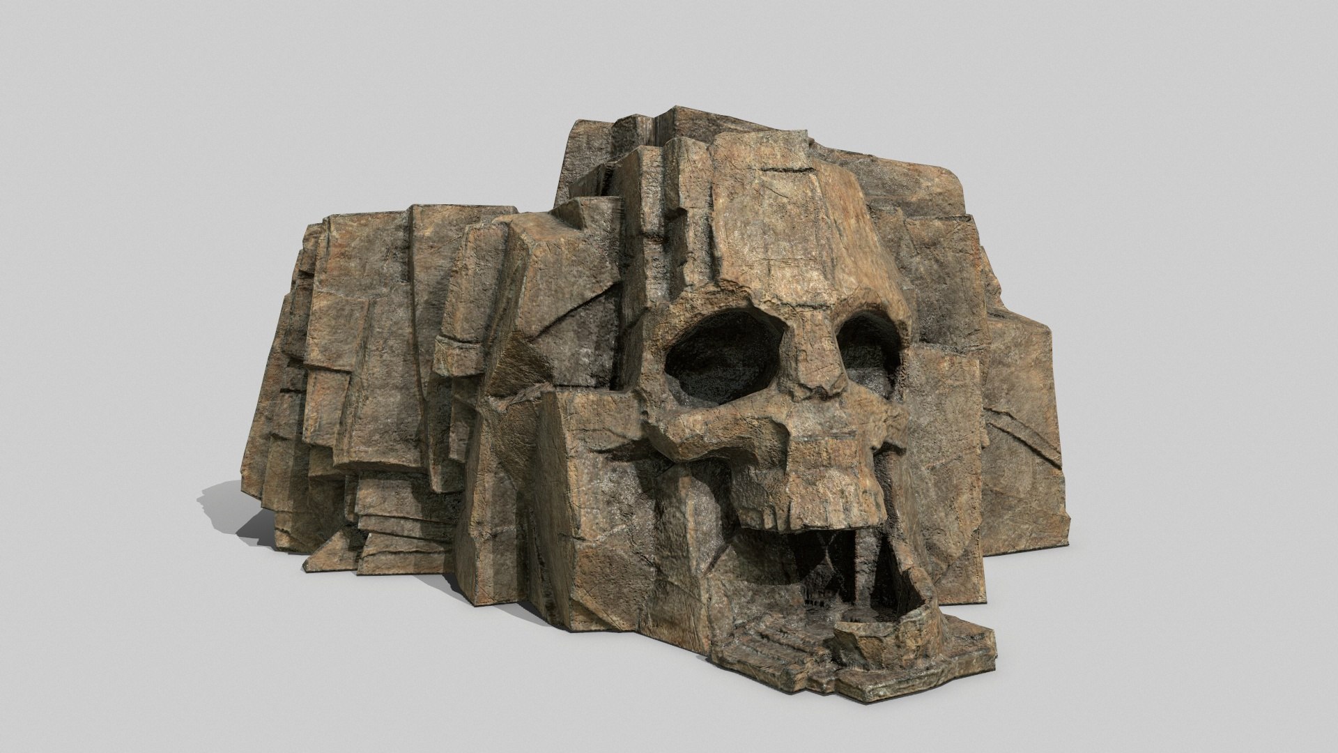 Skull Rock 3D Model - TurboSquid 1692256