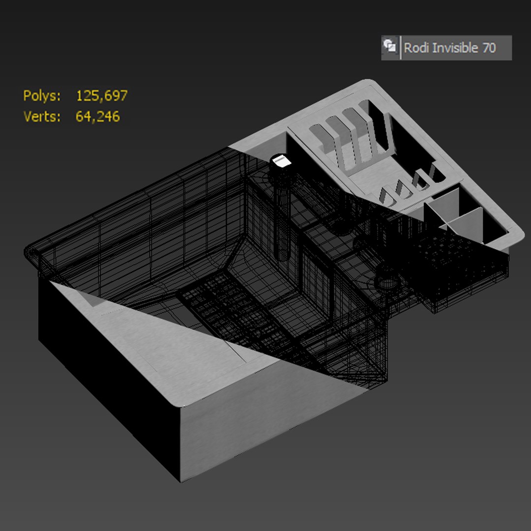 Rodi Elite Invisible 70 3D Model - TurboSquid 2186186