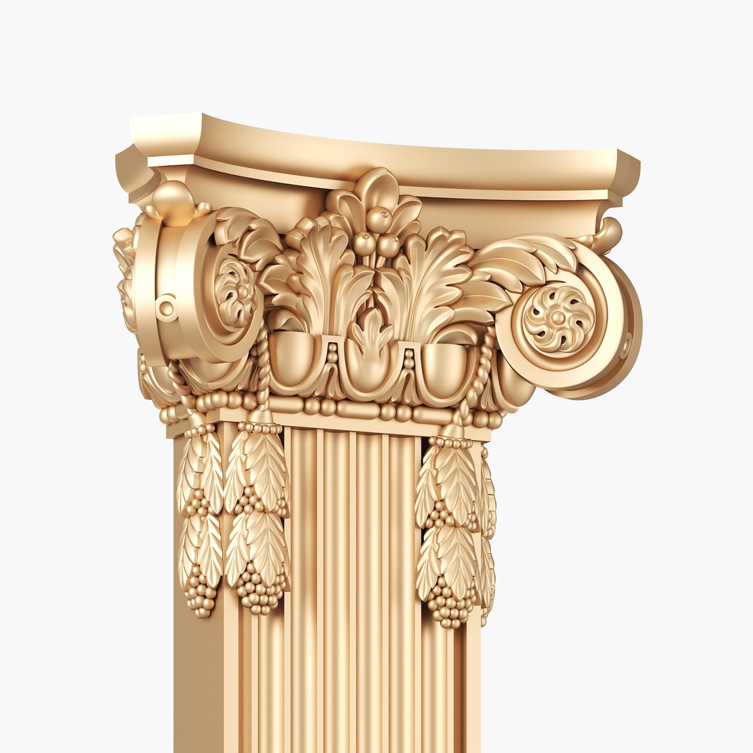 Architectural Column 3D - TurboSquid 1879920