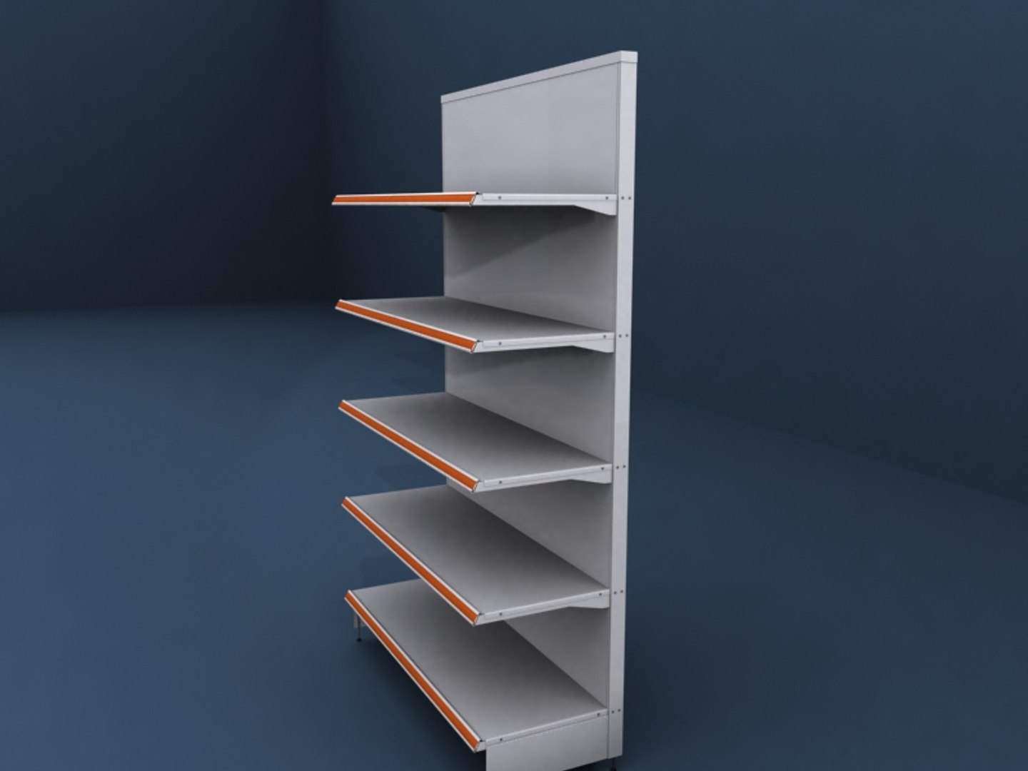 Shelving Shelf Store 3d Model