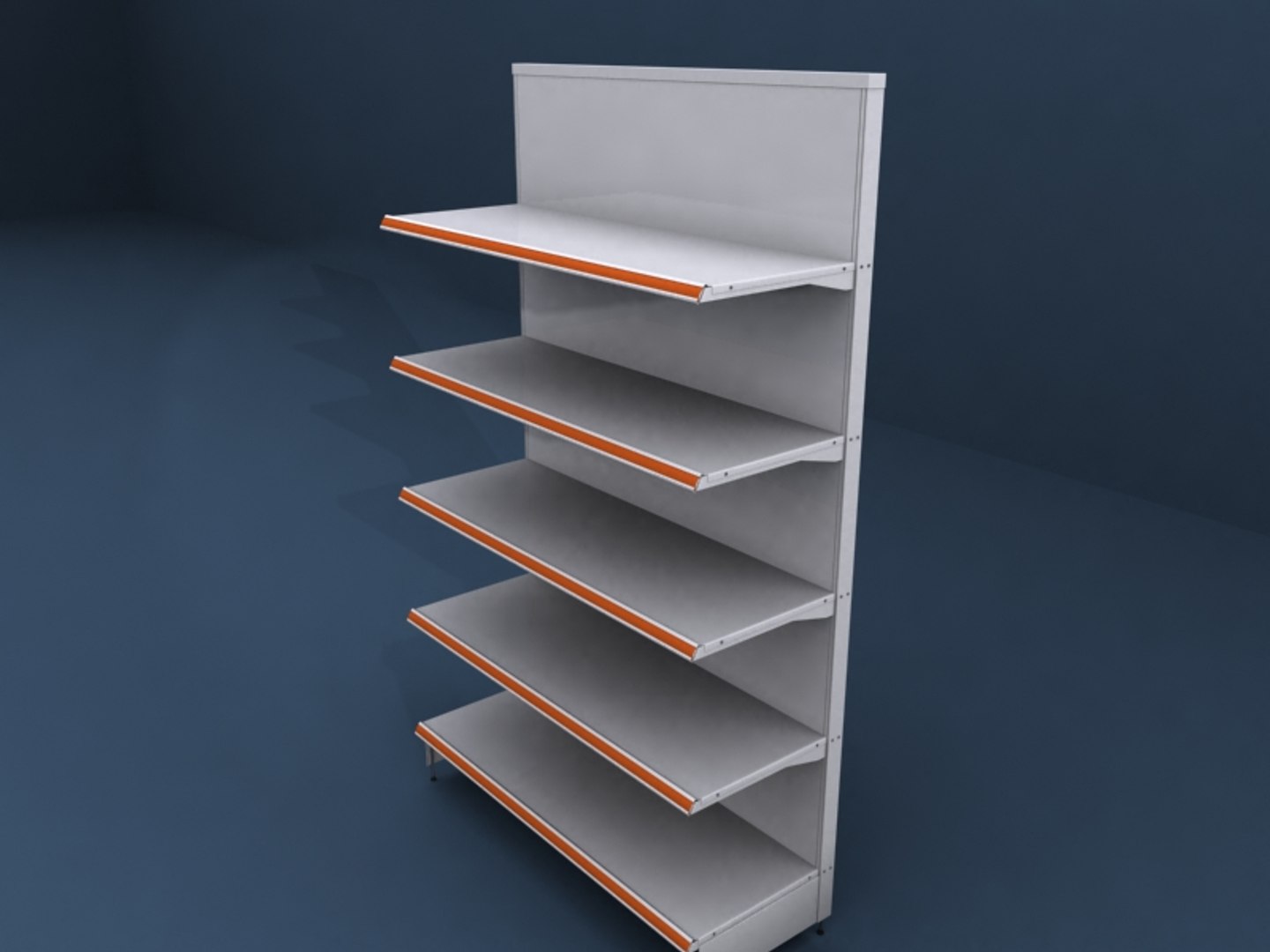 Shelving Shelf Store 3d Model