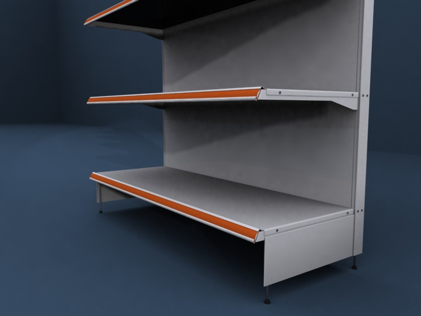 Shelving Shelf Store 3d Model