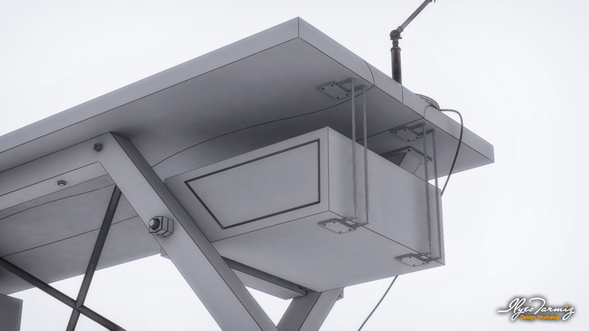 3D Xini Desk - TurboSquid 2329936