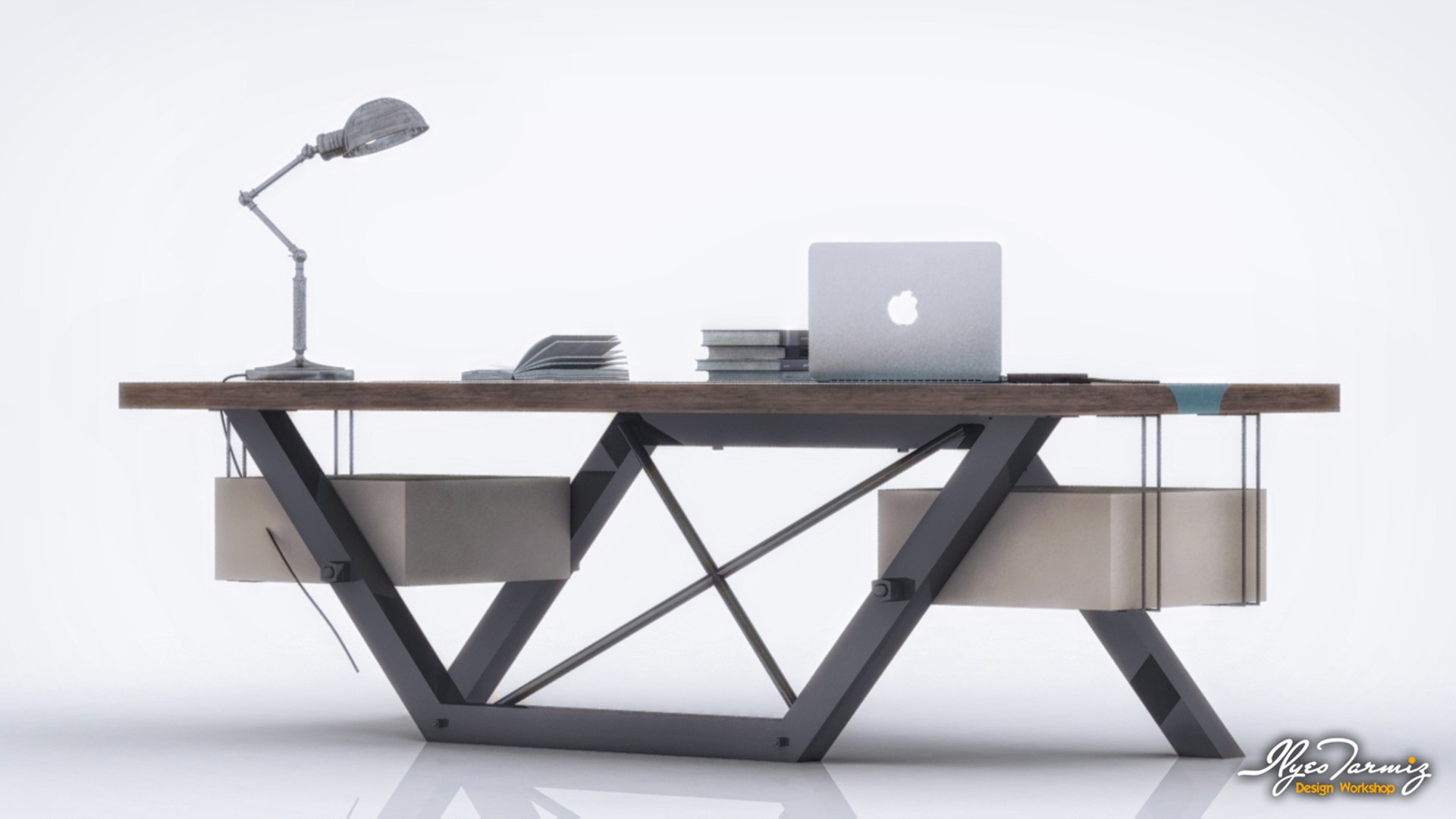3D Xini Desk - TurboSquid 2329936