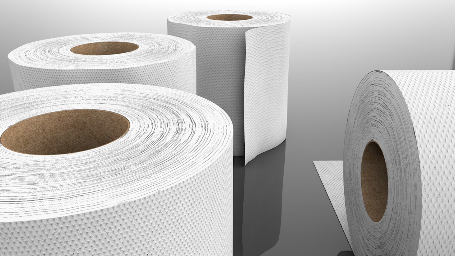 Tissue Paper Roll 3D Model - TurboSquid 1479155