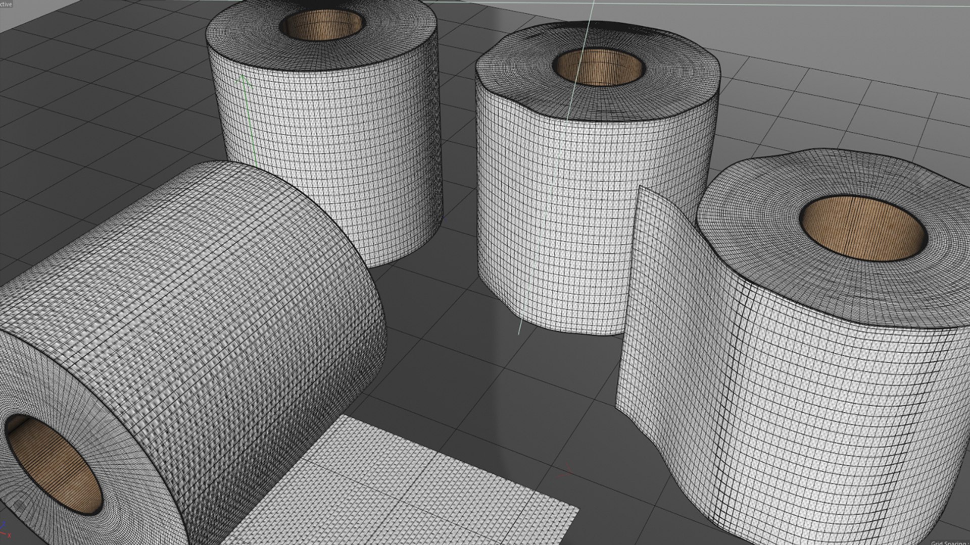 Tissue Paper Roll 3D Model - TurboSquid 1479155