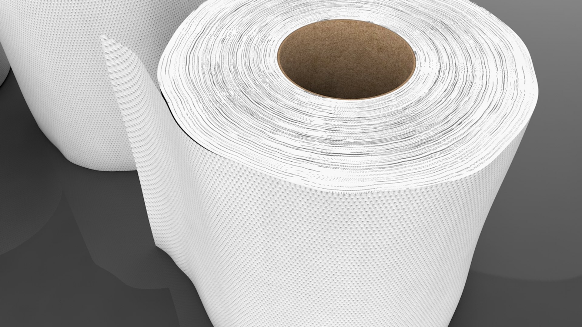 Tissue Paper Roll 3D Model - TurboSquid 1479155