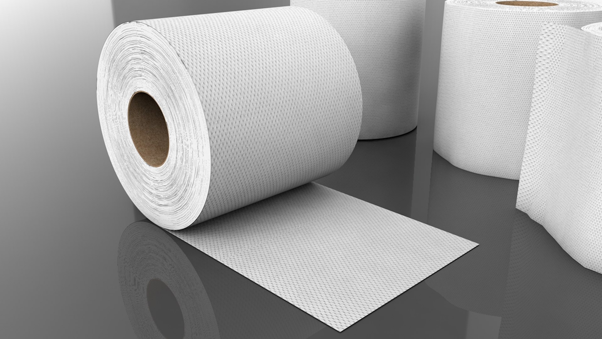 Tissue Paper Roll 3D Model - TurboSquid 1479155