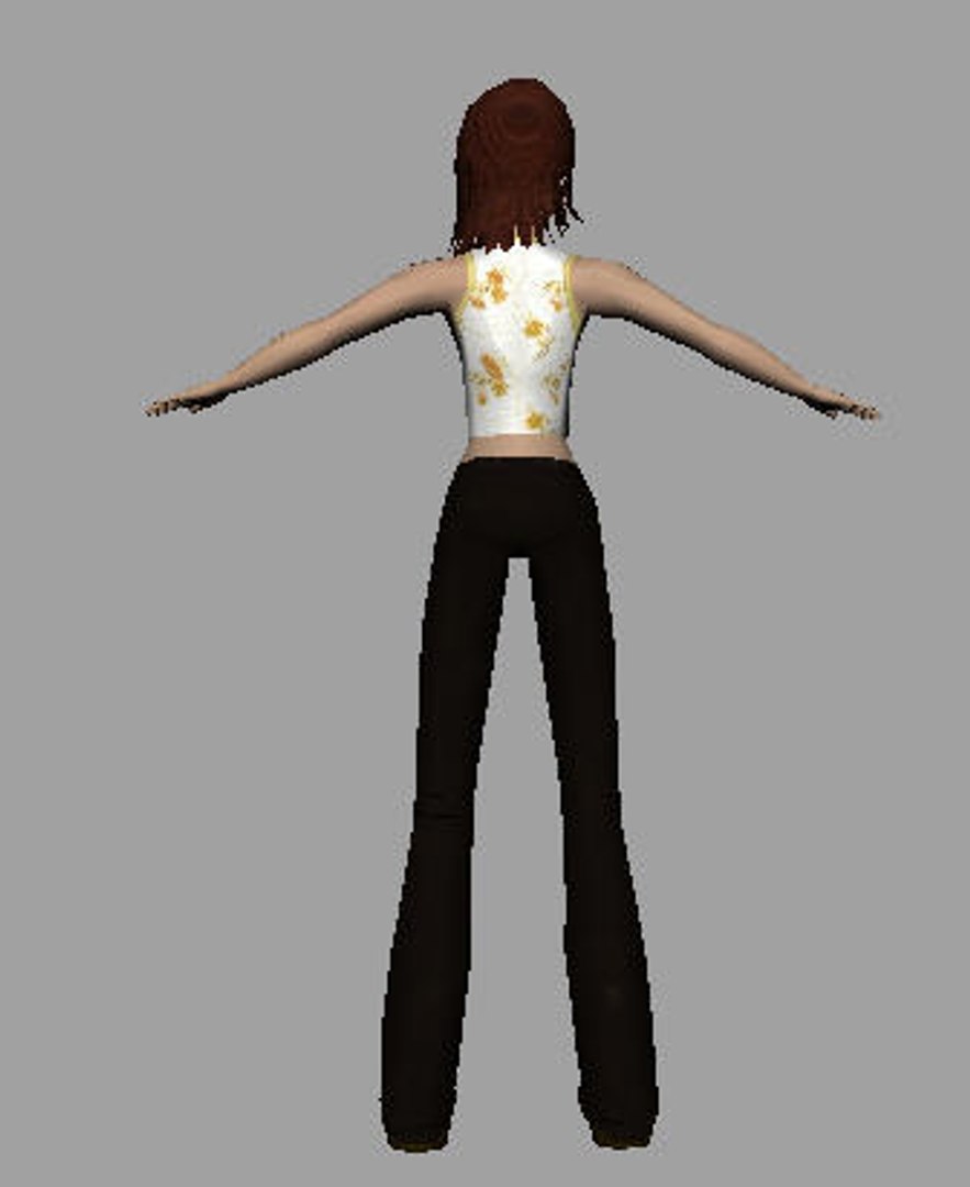 3d ma mika low-poly