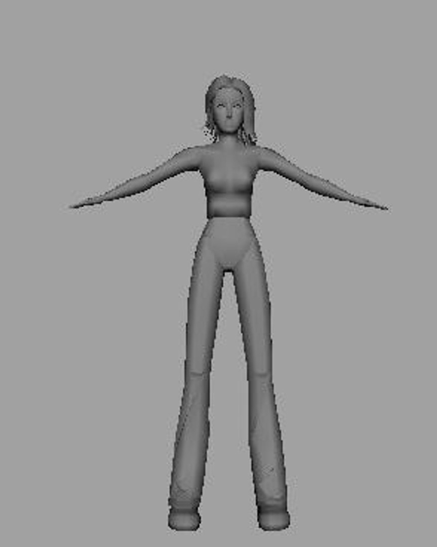 3d ma mika low-poly