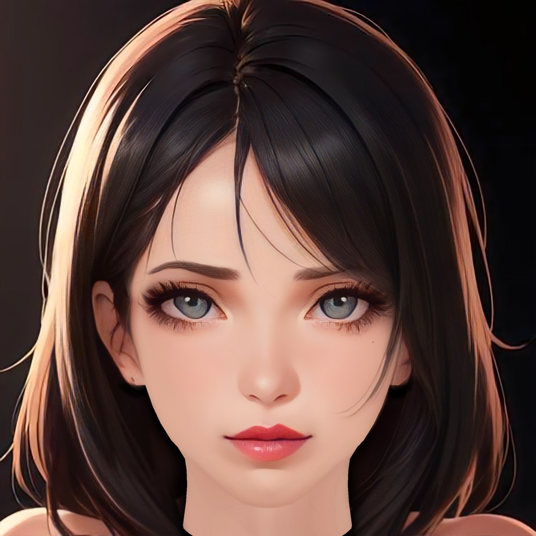 Cartoon Girl Head 01 - No Hair - Low Poly Head For Game 3D Model ...