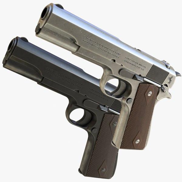Colt 1911 3D Models for Download | TurboSquid
