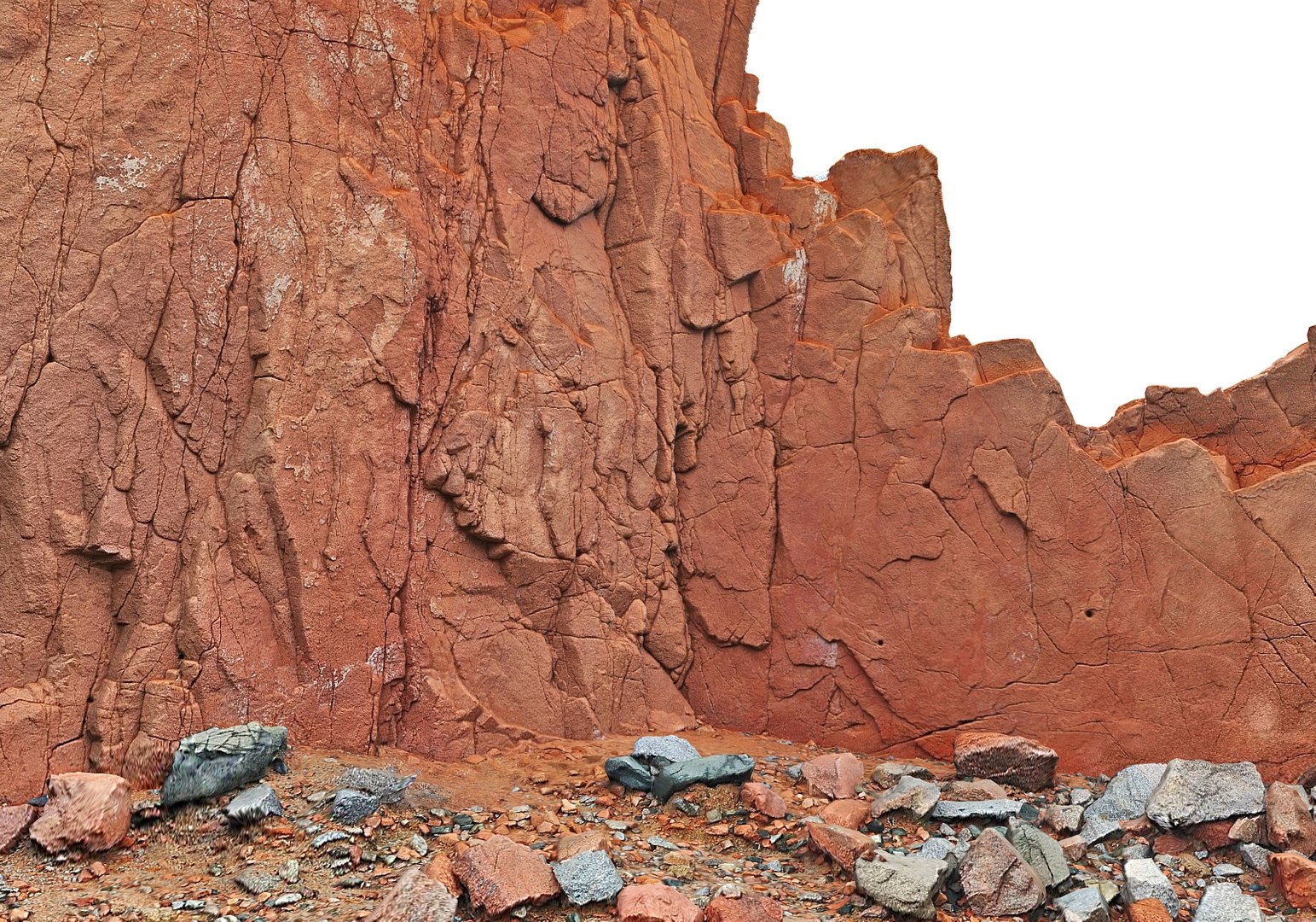 RED LAVA CLIFF 3D Model - TurboSquid 1876353