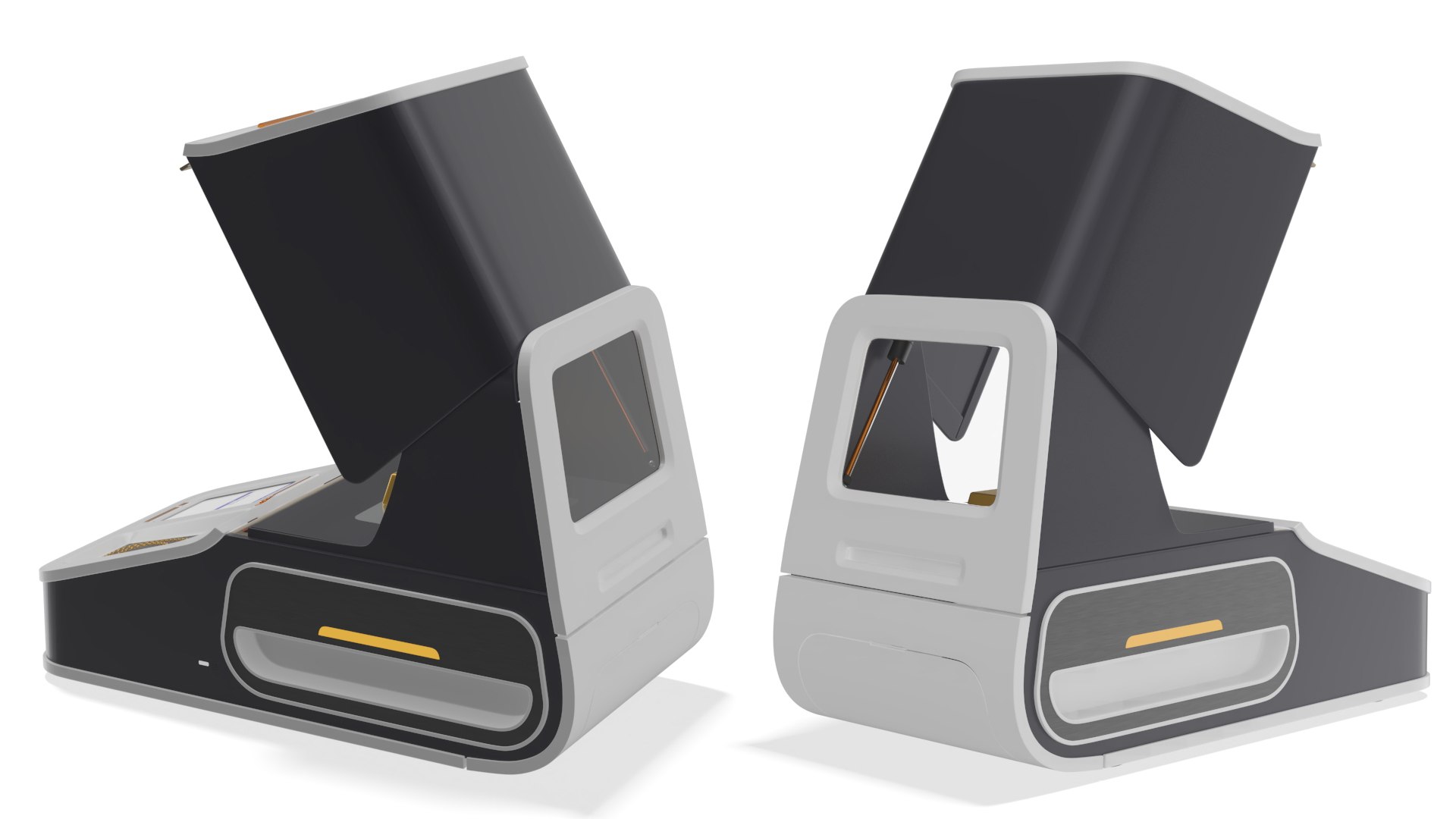 Precious Metals Analyzer With Gold Bar 3D Model - TurboSquid 2385624