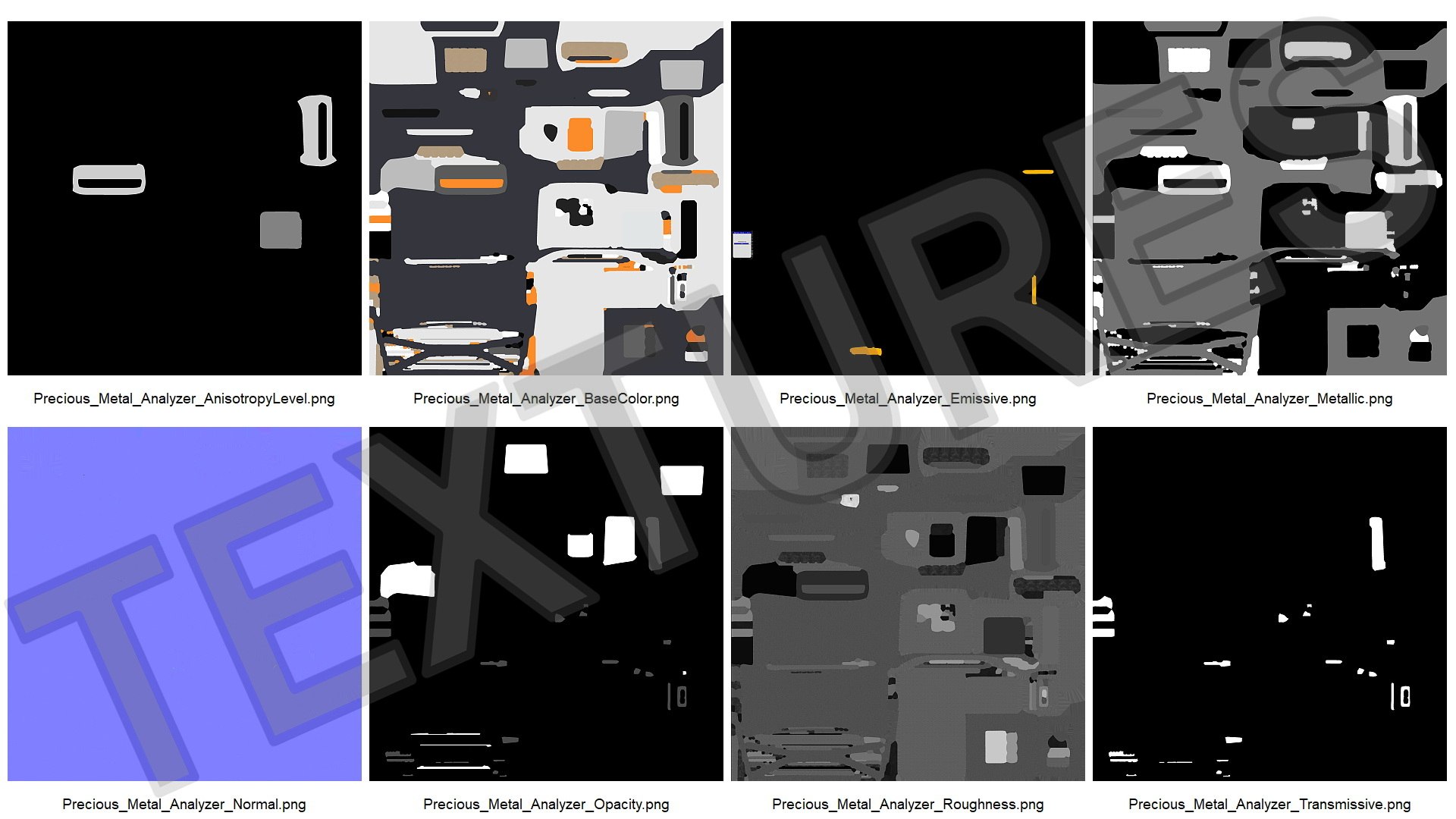 Precious Metals Analyzer With Gold Bar 3D Model - TurboSquid 2385624