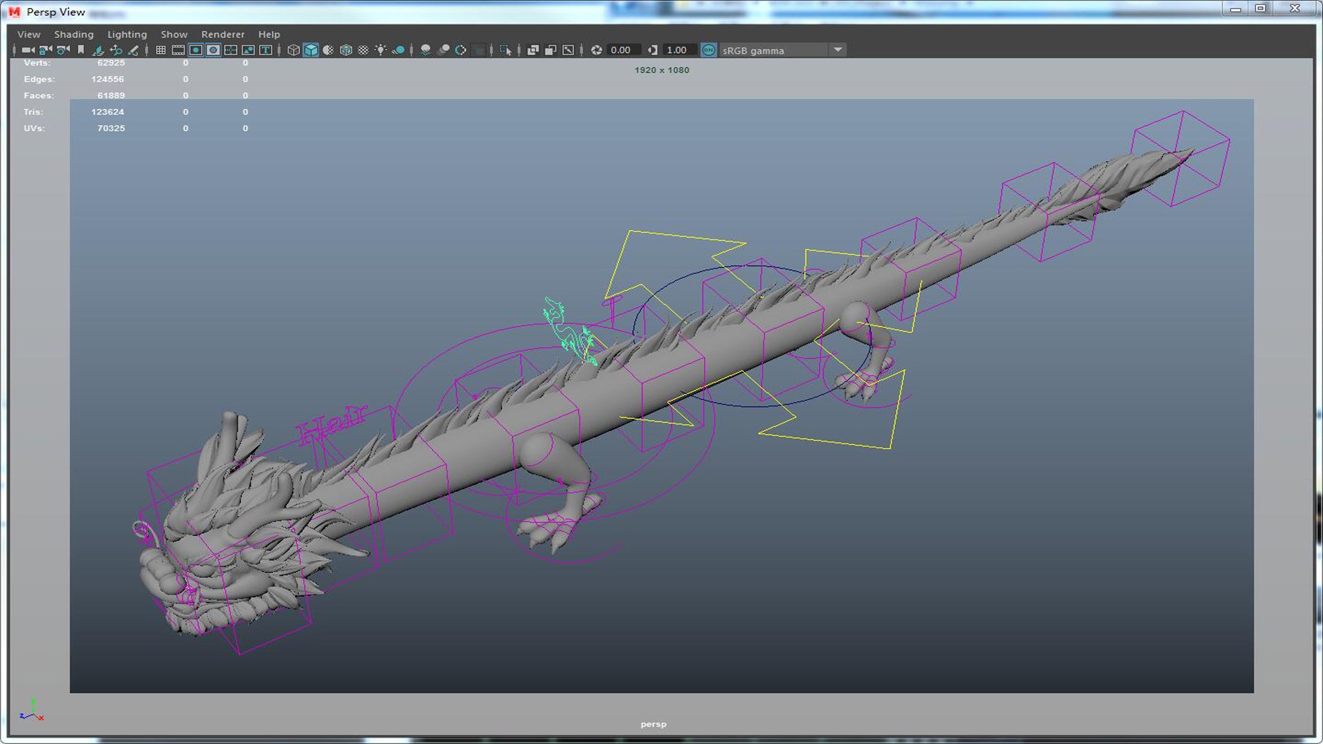 3D Dragon Cartoon Newyear Loong - TurboSquid 2280012