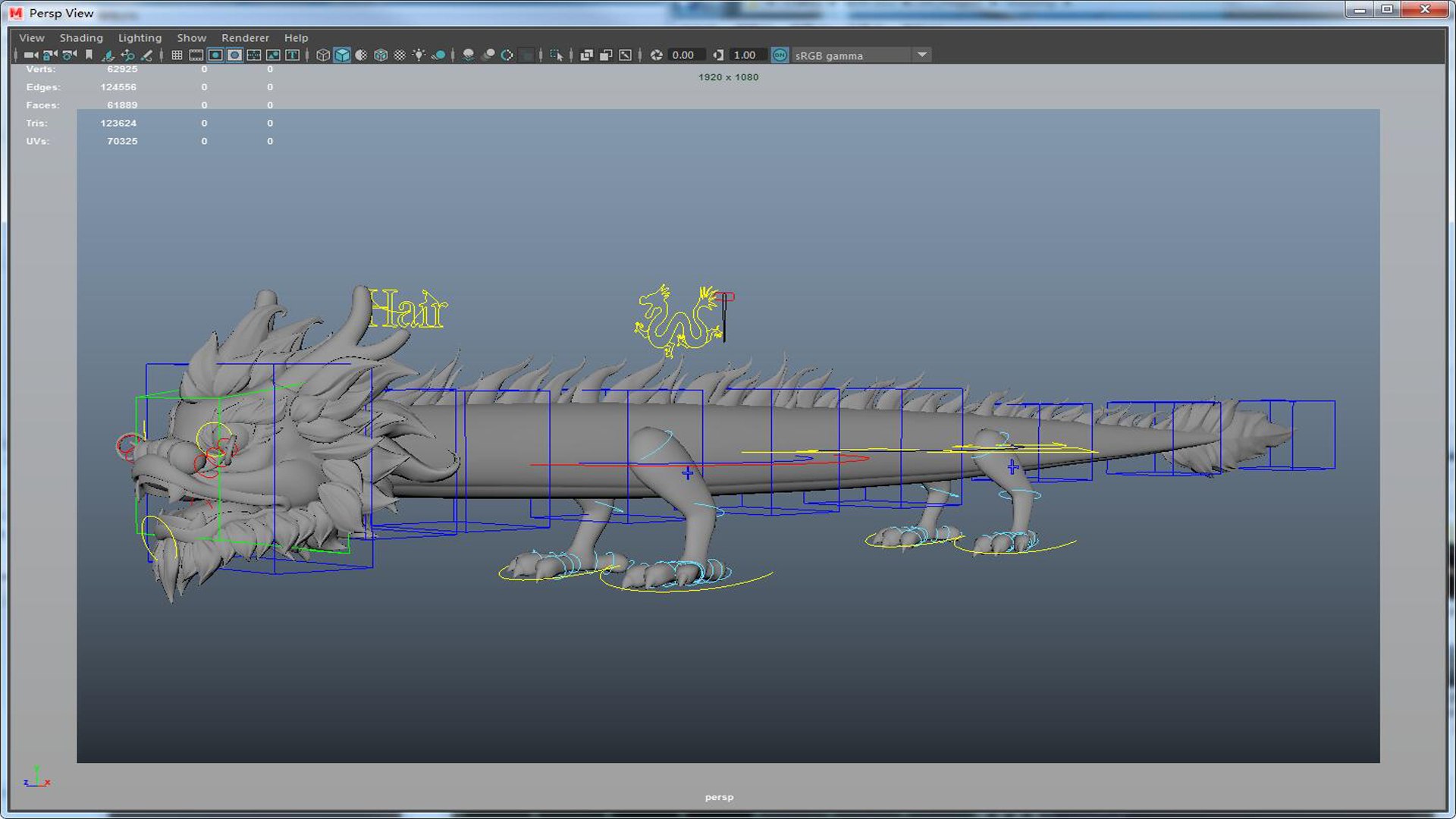 3D Dragon Cartoon Newyear Loong - TurboSquid 2280012