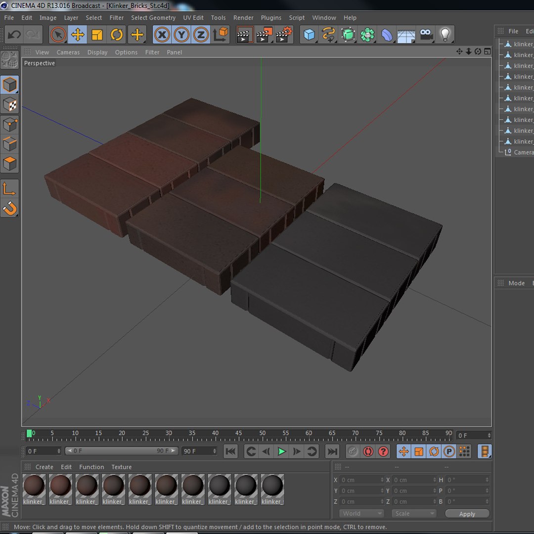 Klinker Bricks 1 3d Max