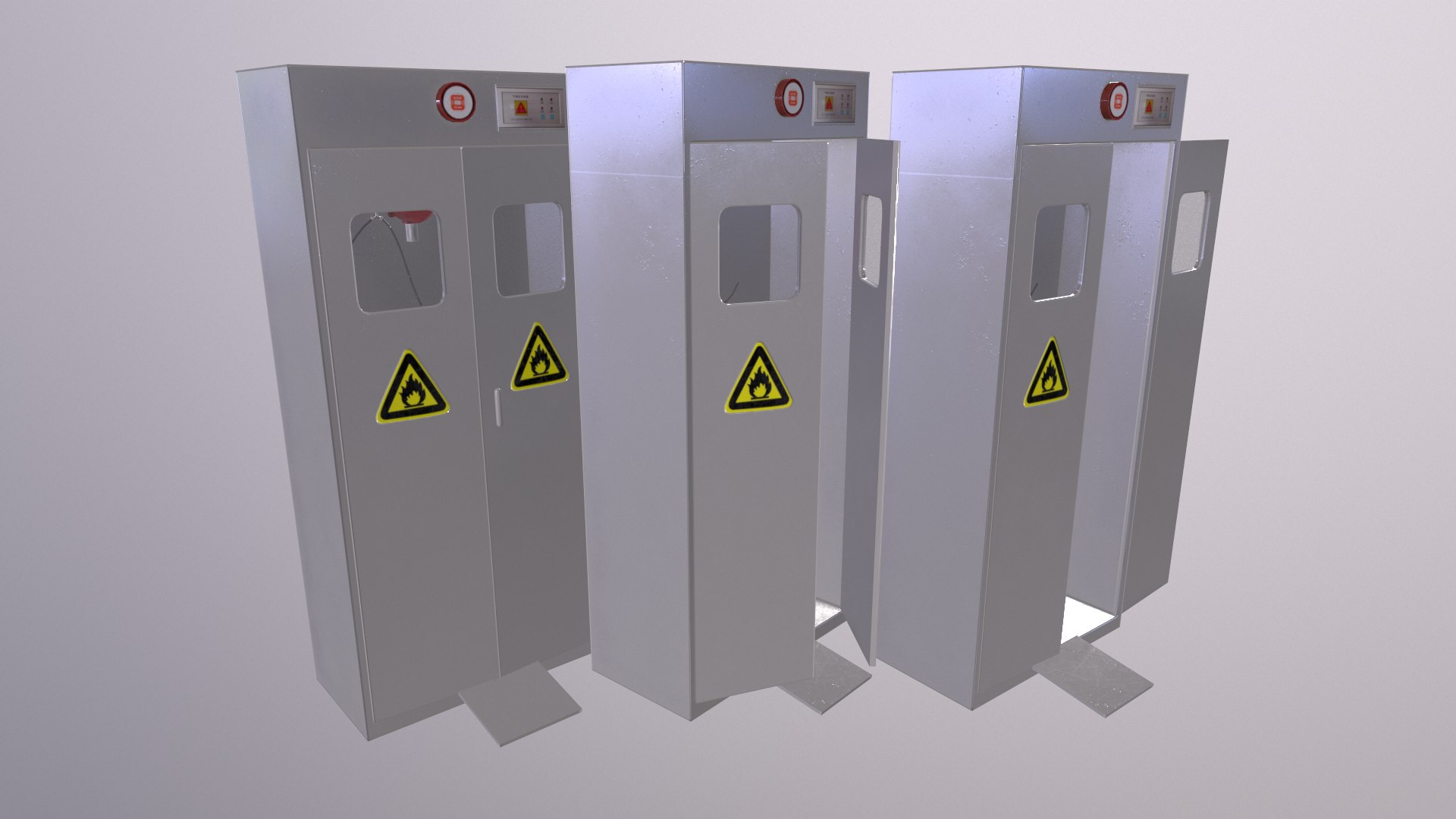 3D Explosion-proof Cabinets - TurboSquid 2281042