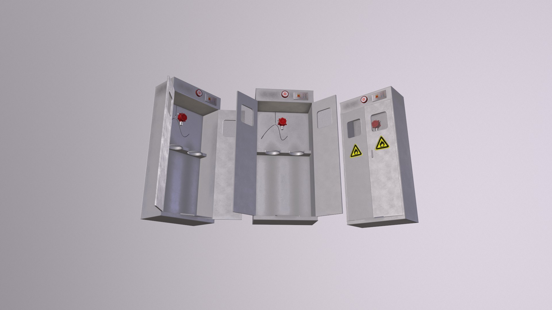 3D Explosion-proof Cabinets - TurboSquid 2281042