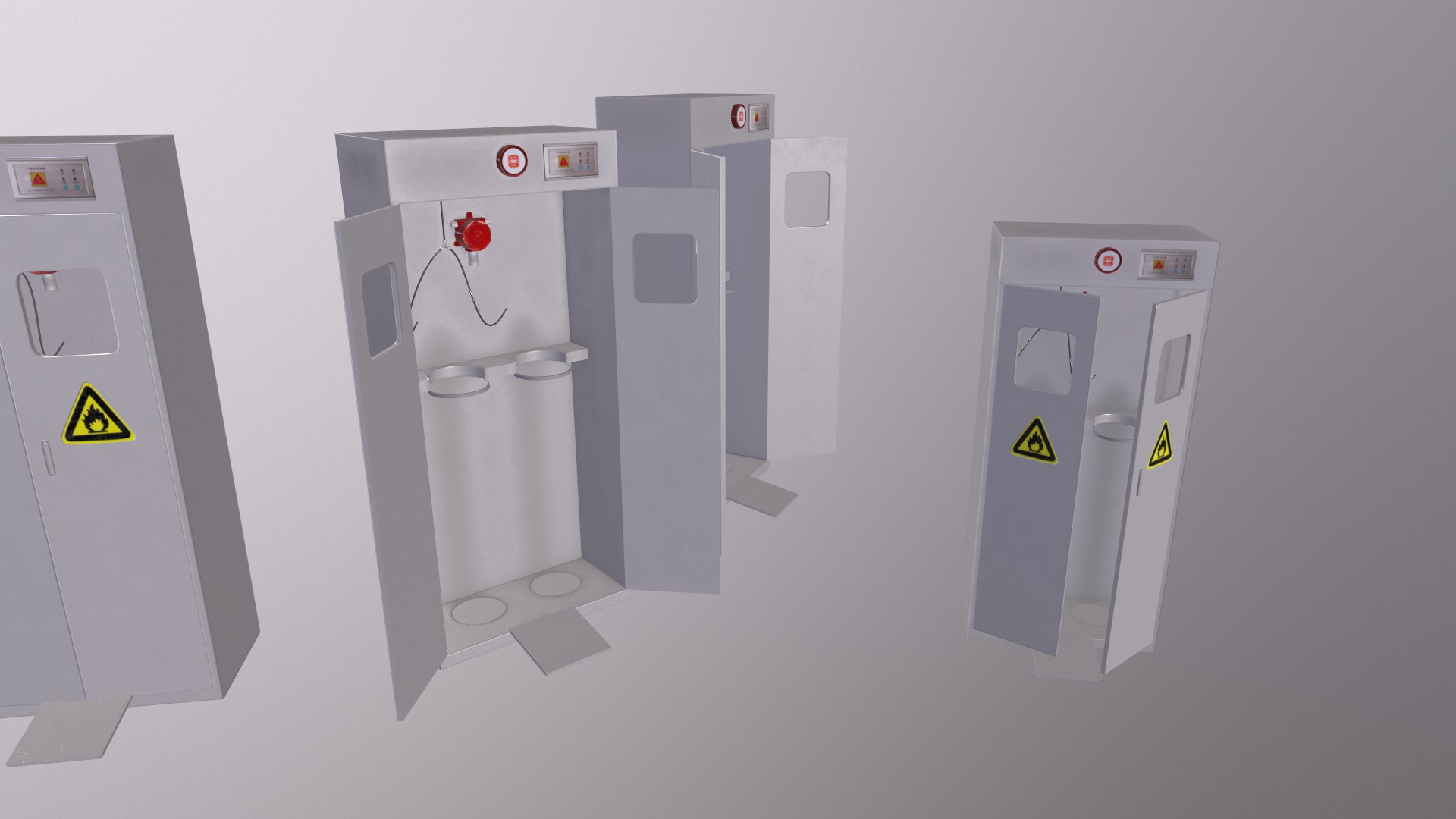 3D Explosion-proof Cabinets - TurboSquid 2281042