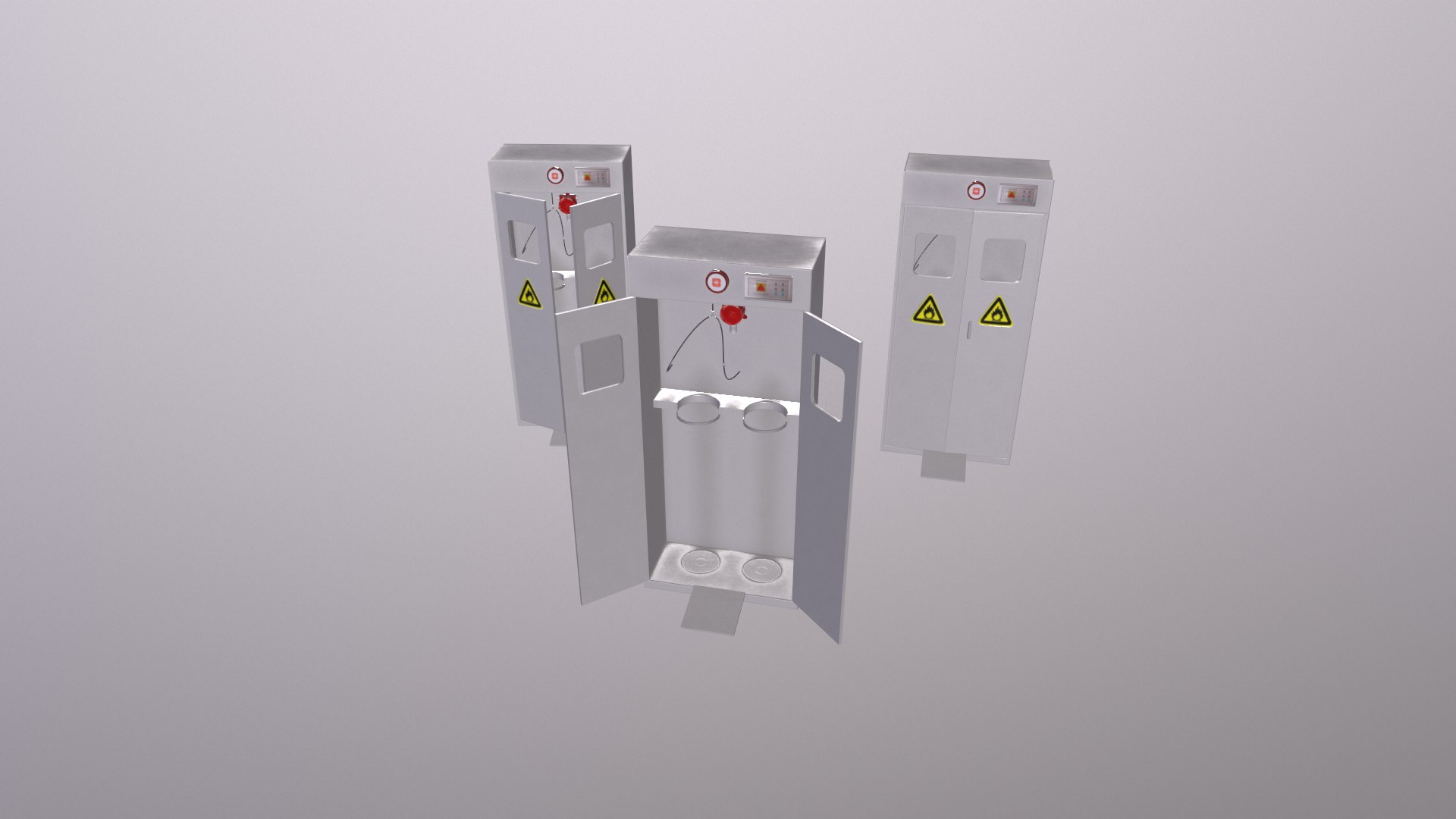 3D Explosion-proof Cabinets - TurboSquid 2281042