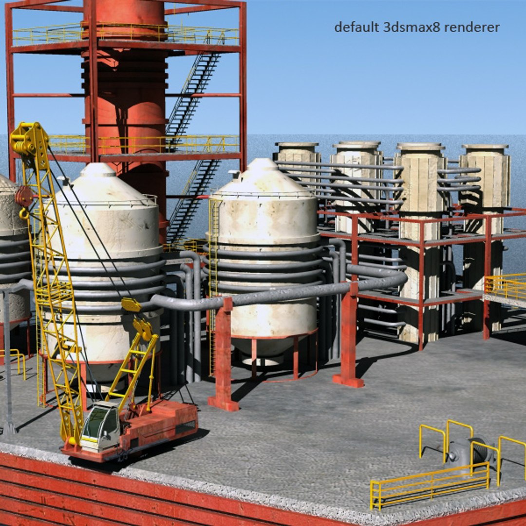 3d Model Mobile Offshore Production Units