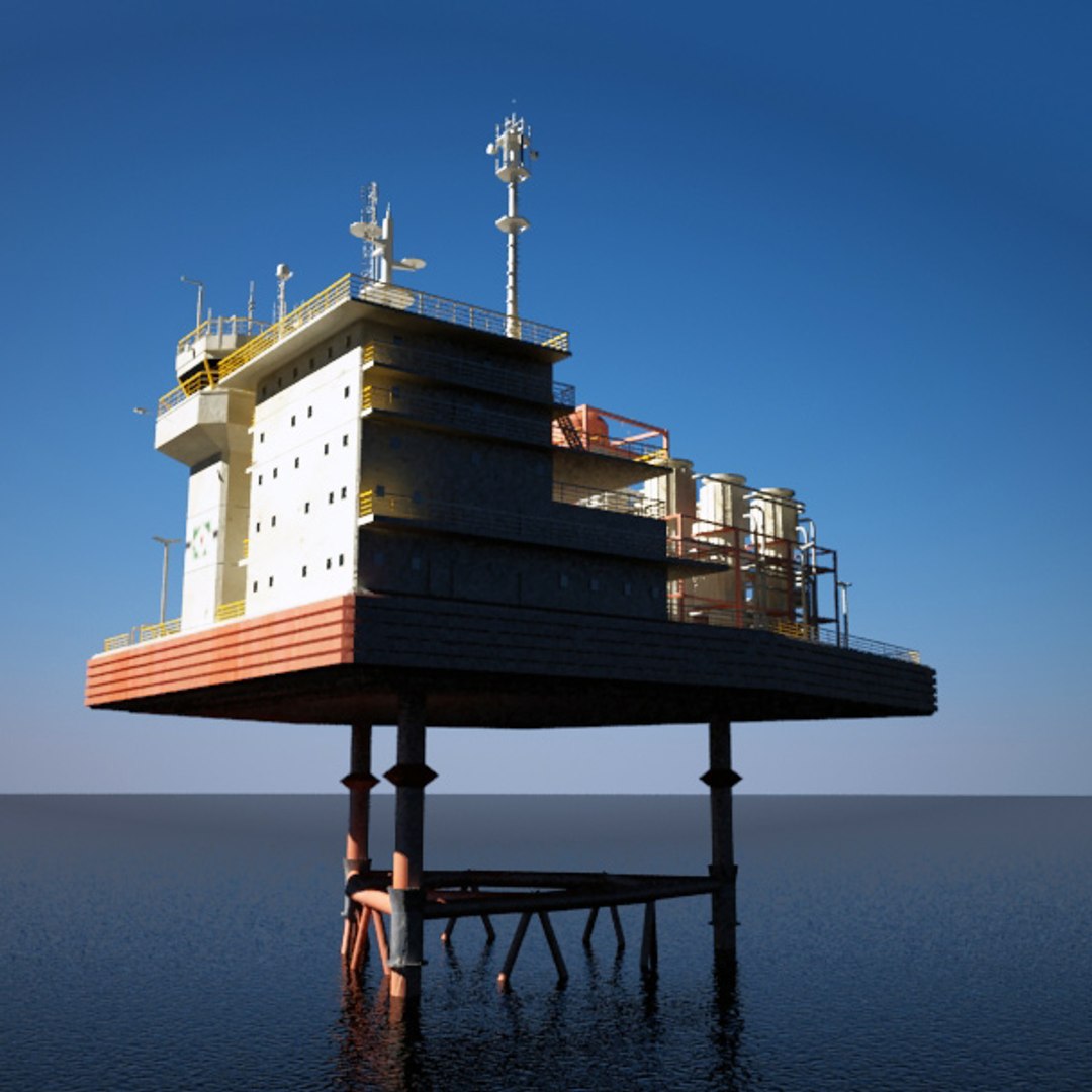 3d Model Mobile Offshore Production Units