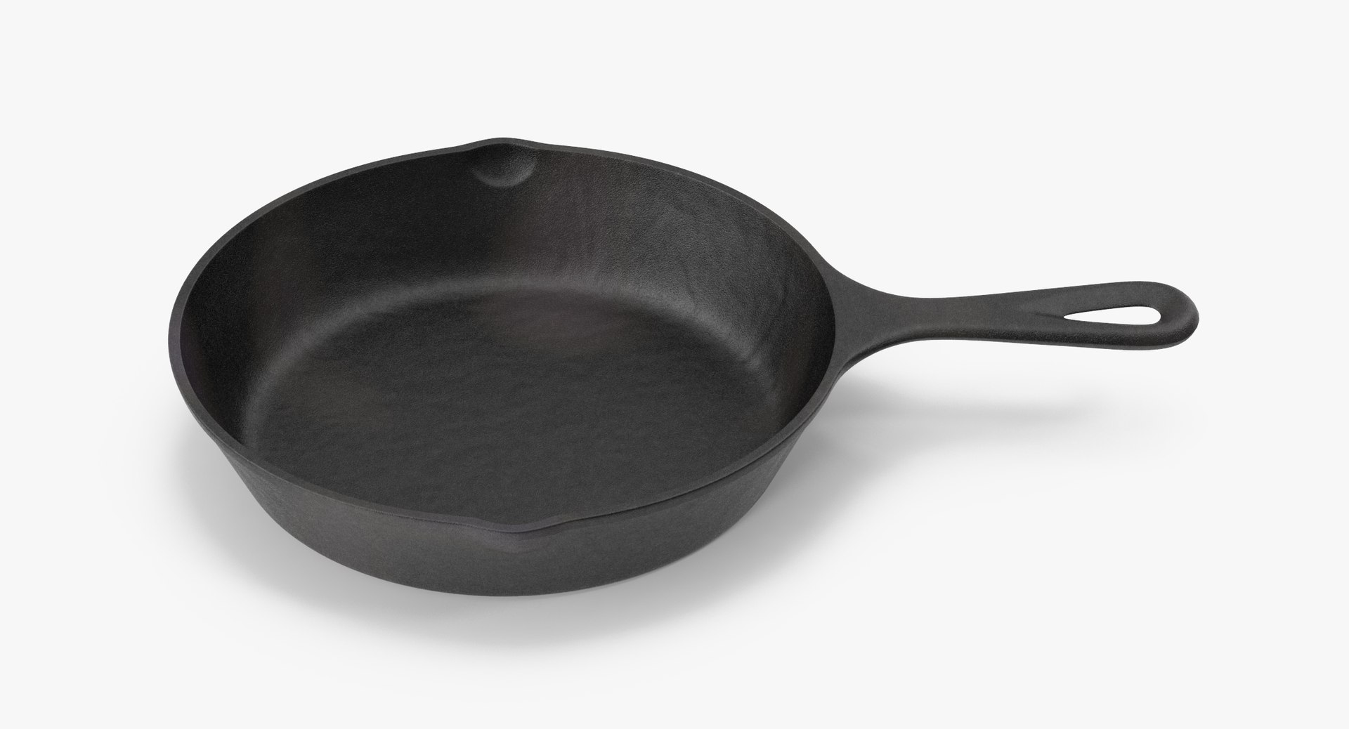 3d cast iron 8in skillet