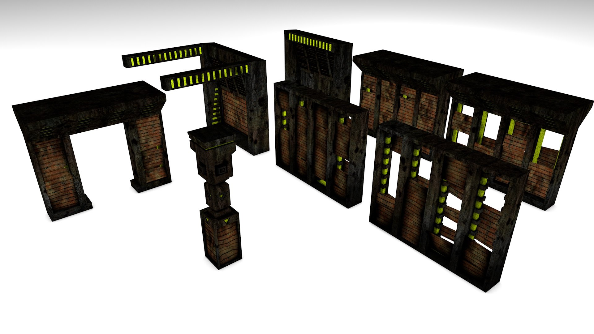 3D Cyberpunk Scifi Assets - TurboSquid 2159663