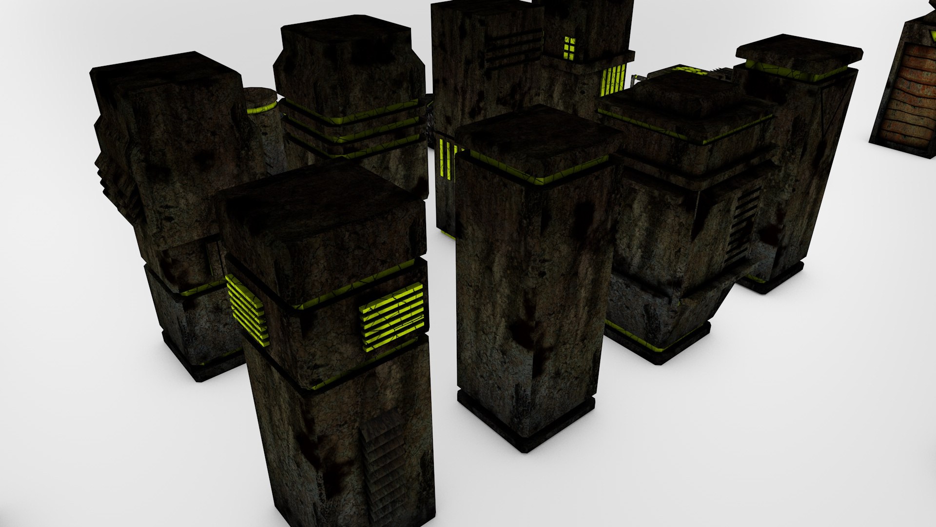 3D Cyberpunk Scifi Assets - TurboSquid 2159663