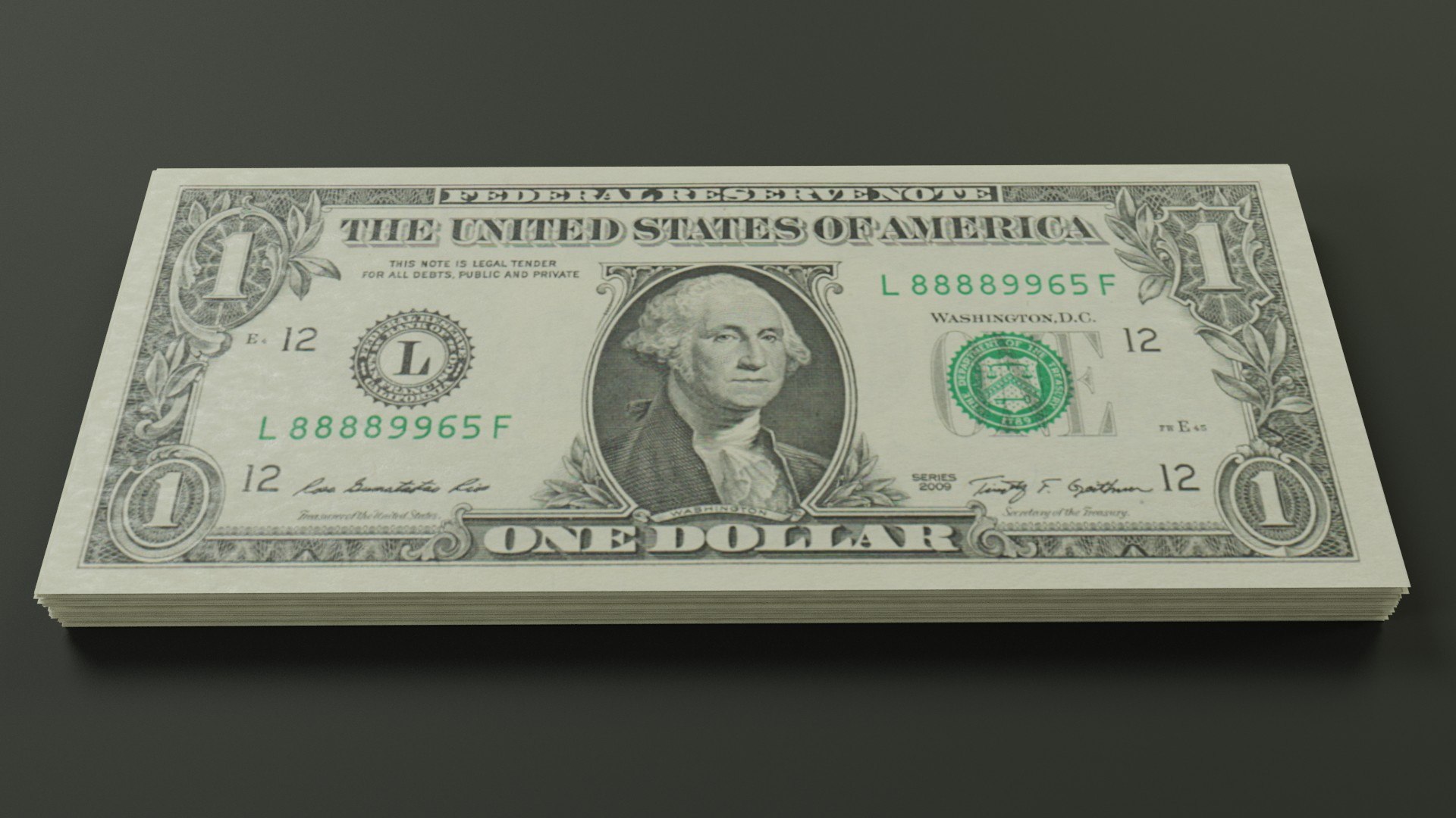 Big Set of American dollars USD model - TurboSquid 1875225