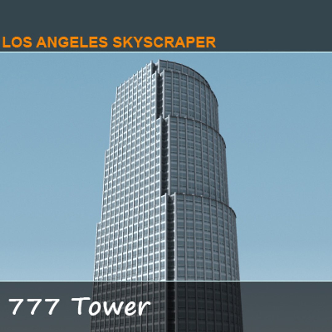 3d 777 Tower Skyscraper Model