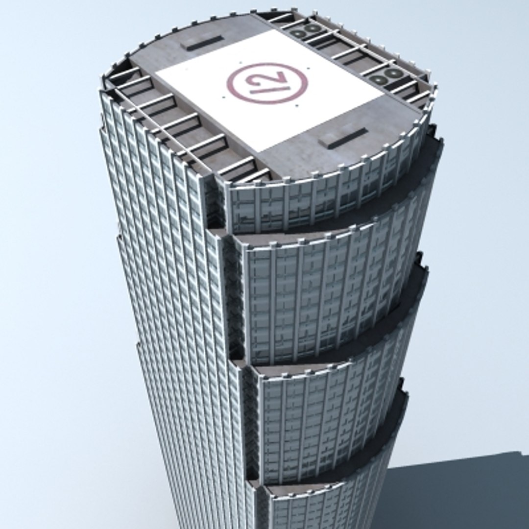 3d 777 Tower Skyscraper Model