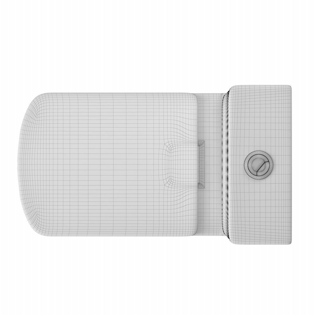 Piece Rounded Rectangle Shape 3D Model - TurboSquid 1693603