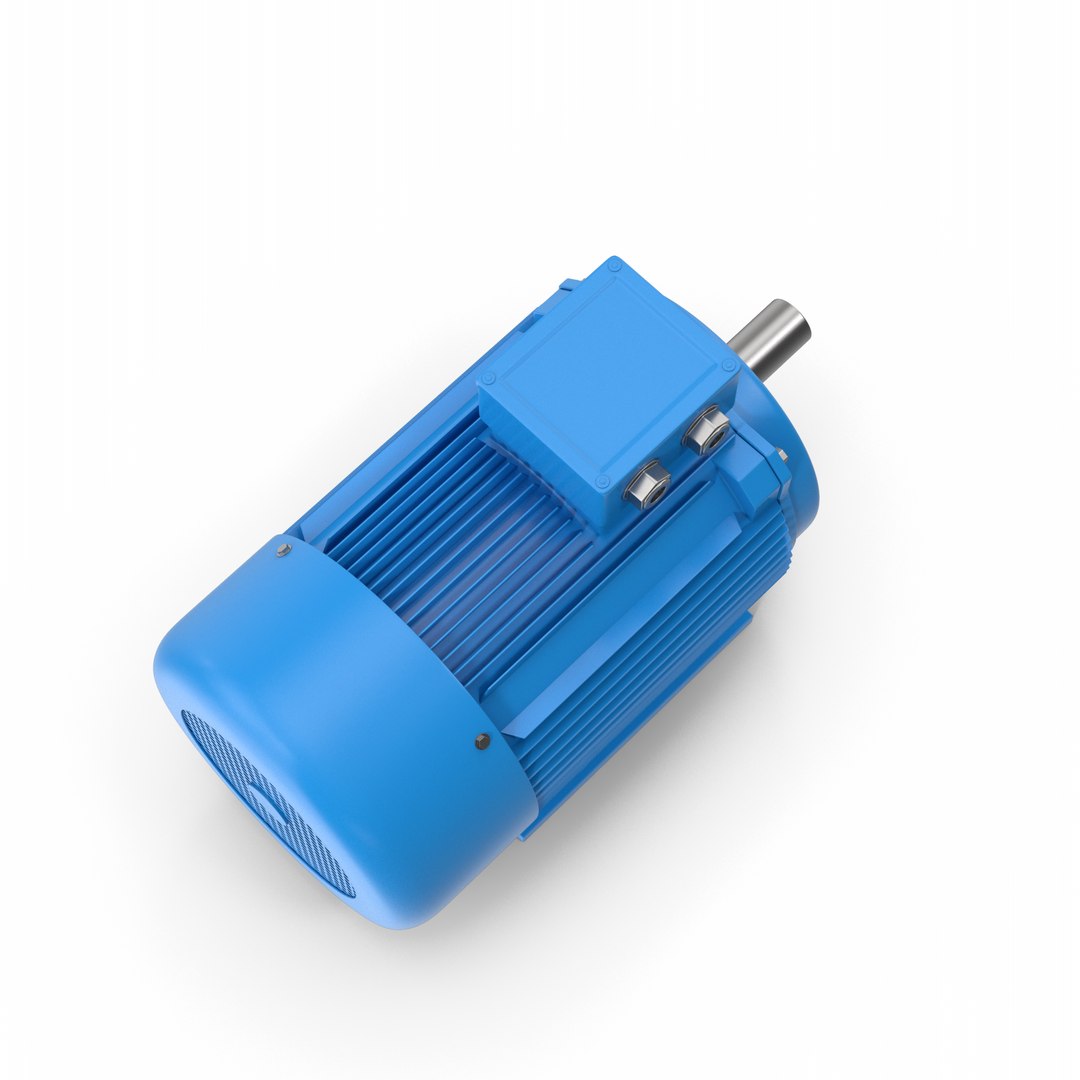 3D Industrial Electrical Motor Model - TurboSquid 2208623