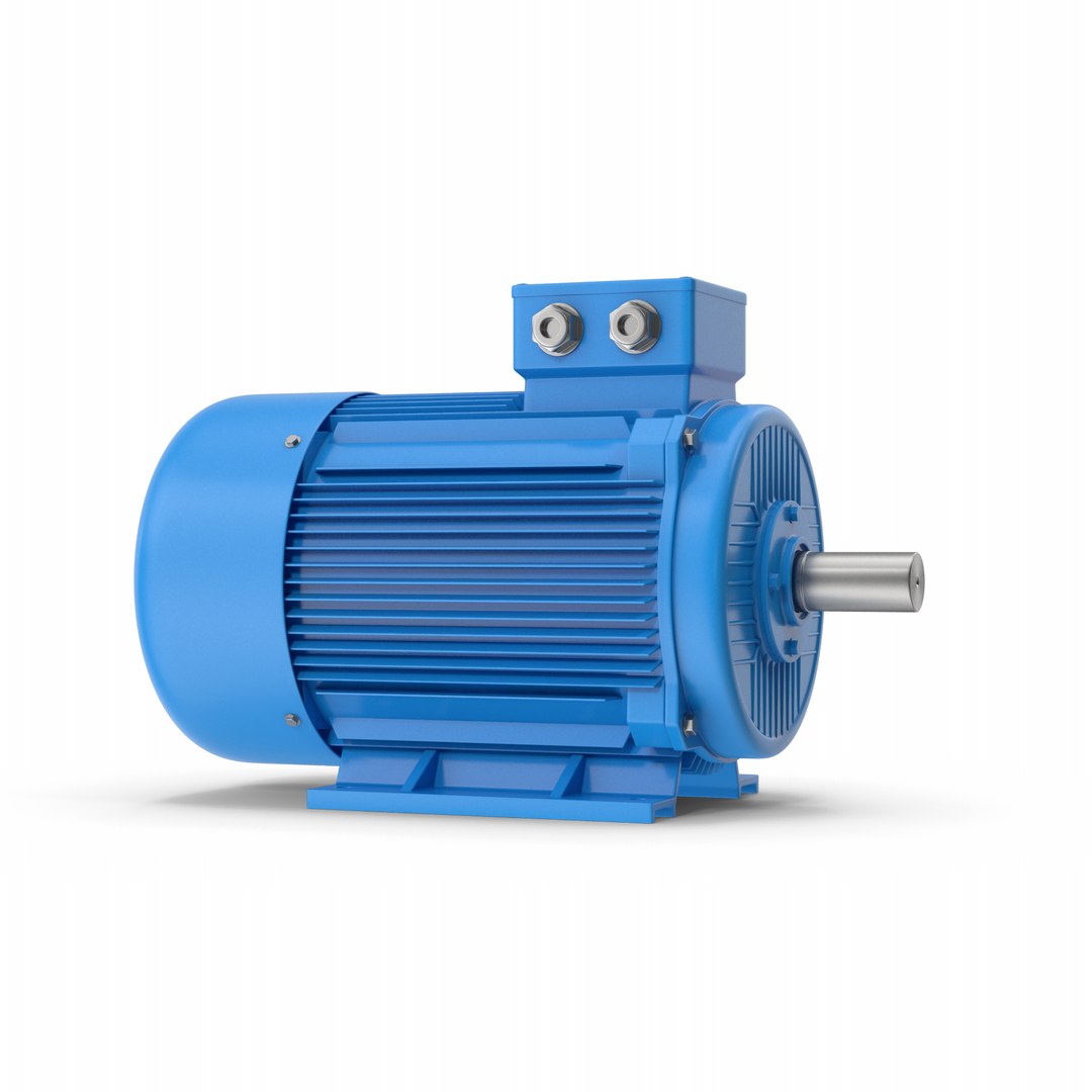 3D Industrial Electrical Motor Model - TurboSquid 2208623