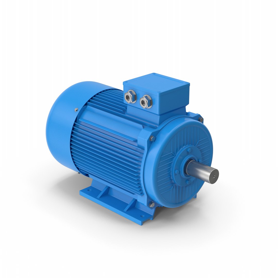 3D Industrial Electrical Motor Model - TurboSquid 2208623
