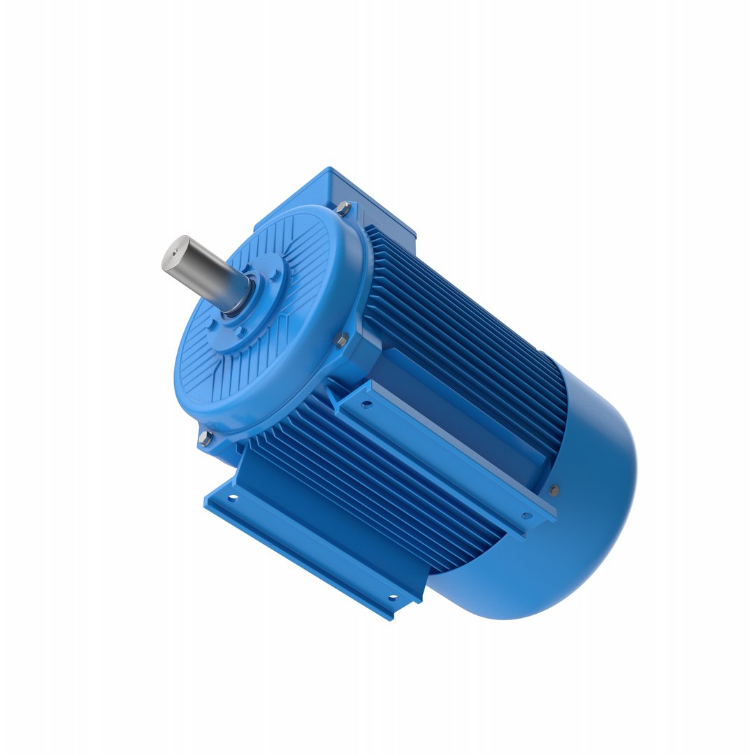 3D Industrial Electrical Motor Model - TurboSquid 2208623