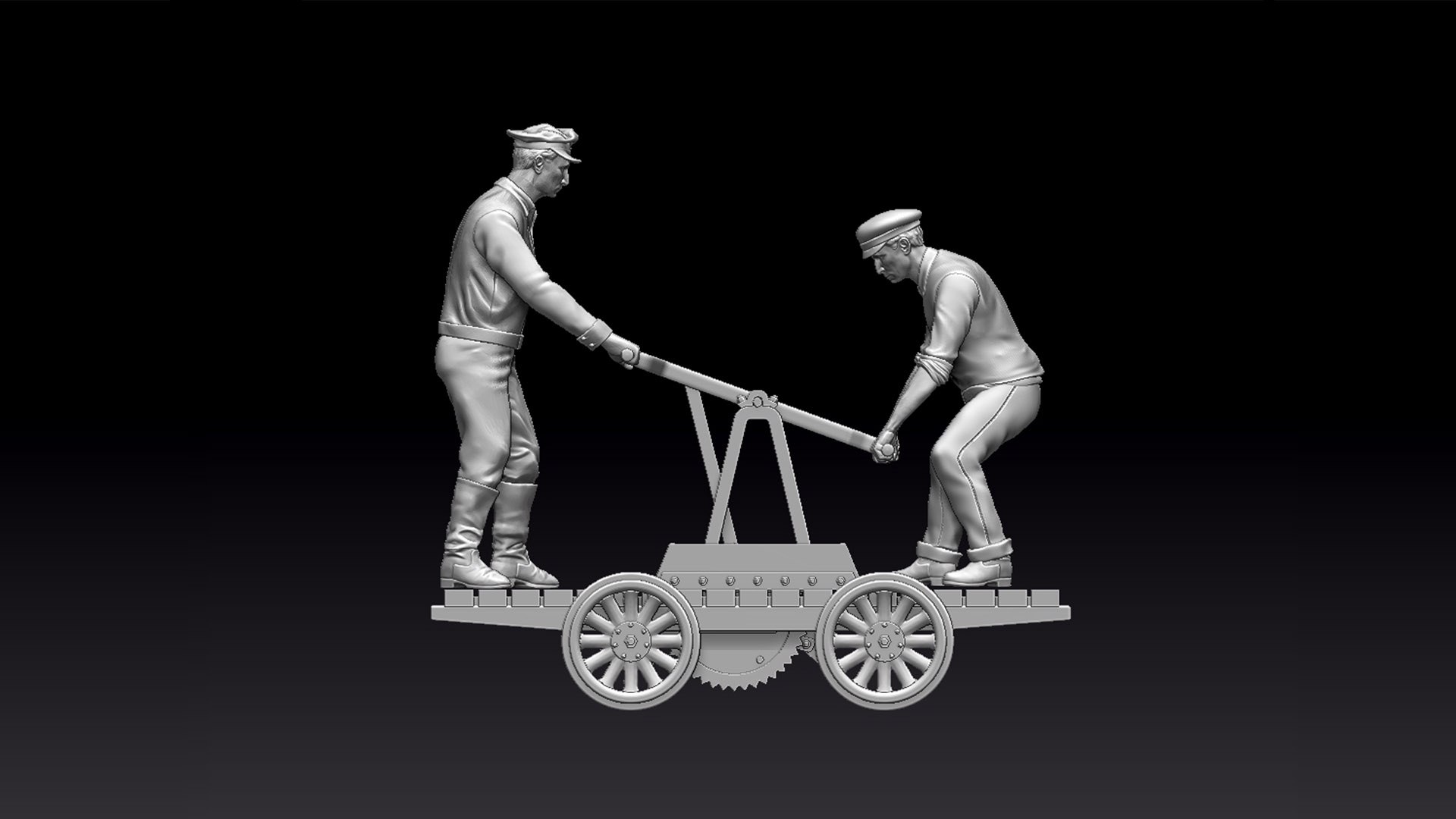 Handcar 3D Model - TurboSquid 1766661
