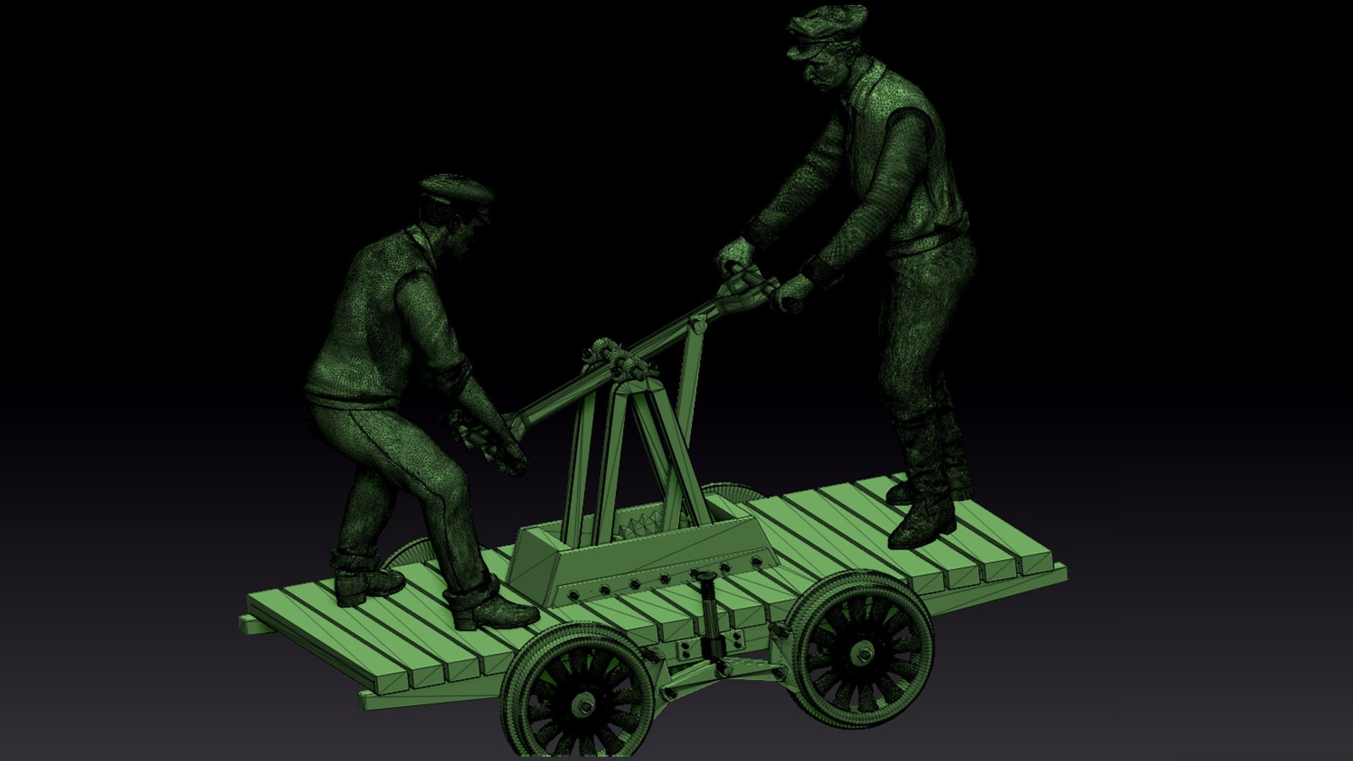 Handcar 3D Model - TurboSquid 1766661
