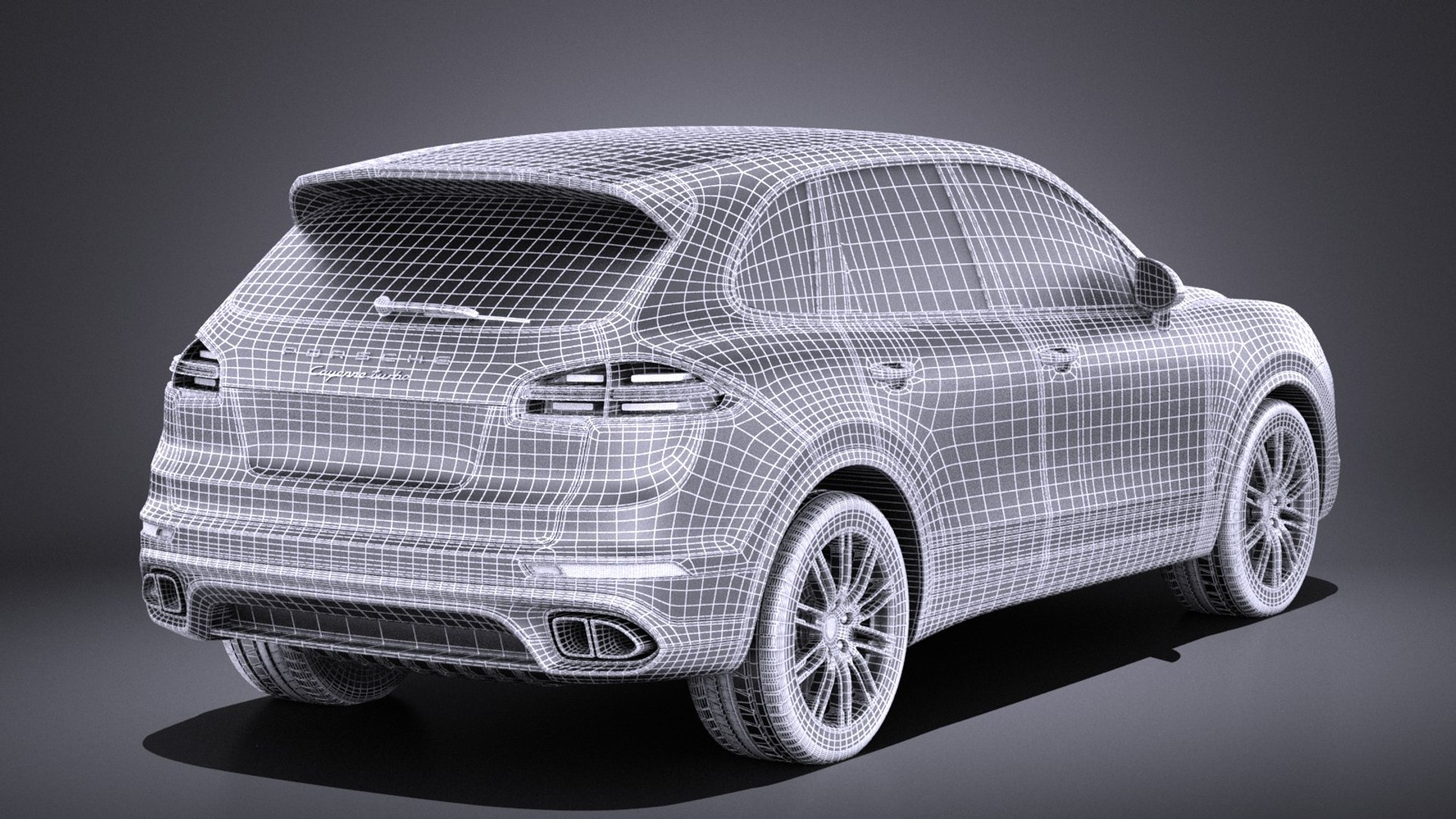 2016 Porsche Cayenne 3D Model - TurboSquid 1227610